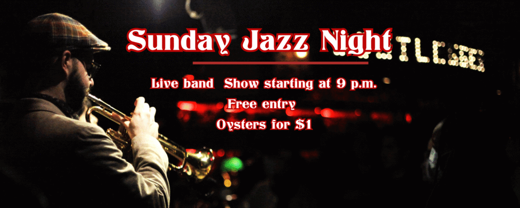 Sunday Jazz & $1 Oysters - Bootlegger Cocktail Bar & Cuisine Montreal